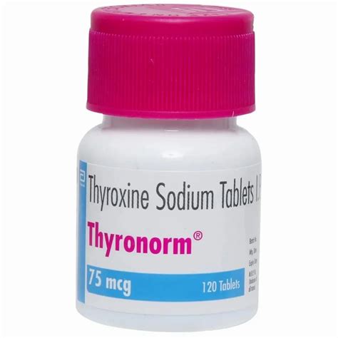 Thyroxine Thyronorm 75 Mcg At ₹ 250bottle In Nagpur Id 2854208558912