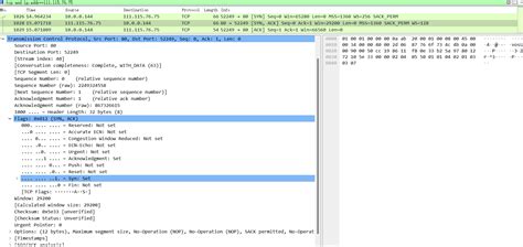 《计算机网络》实验报告四 Tcp协议分析 Csdn博客