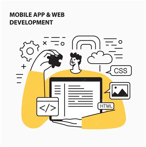 Premium Vector Front And Back End Development Responsive Web Design Website Interface Coding