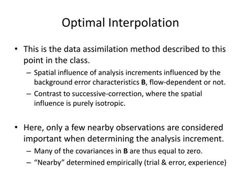 Ppt Data Assimilation Methods Powerpoint Presentation Free Download