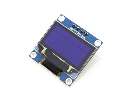 oled graphic display 128x32 i2c ssd1306 blue yellow arduino electronics and robotics electan