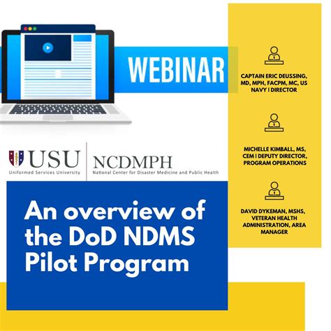 National Center For Disaster Medicine And Public Health Ncdmph On Linkedin Webinar