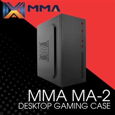 Com Hub Pc Mma Ma 2 Mitx Matx Gaming Pc Case Black No Fanpsu
