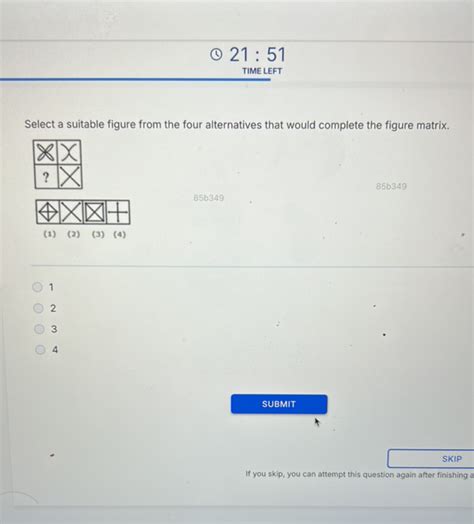 1 21 51 TIME LEFT Select A Suitable Figure StudyX
