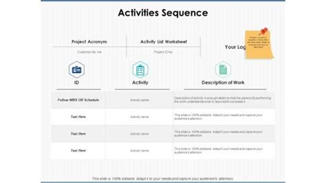 Activities Sequence Management Ppt Powerpoint Presentation Show Layout