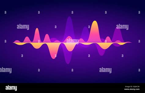 Abstract Sound Wave Music Audio Equalizer Background Colorful Voice