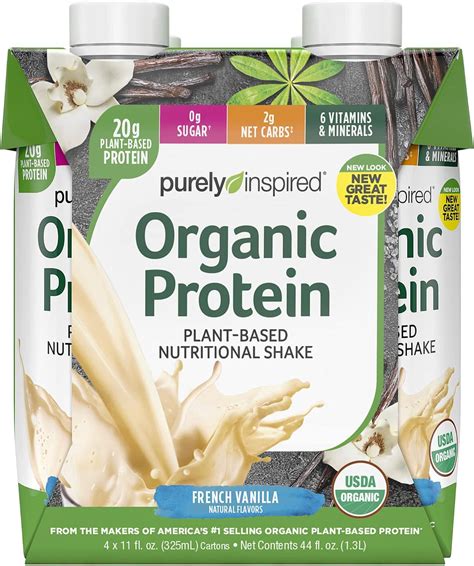 Purely Inspired Organic Protein Shake 20g Plant Based Protein