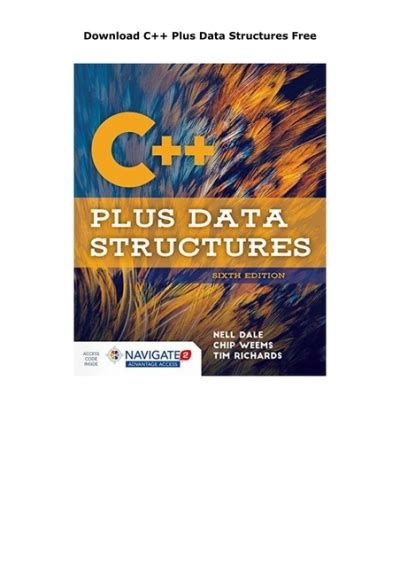 download c plus data structures free