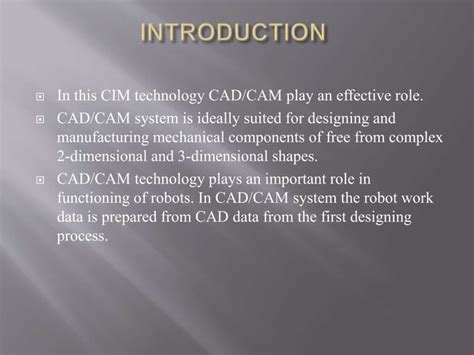 CAD CAM Ppt PPTX D Graphics Computer Software And Applications