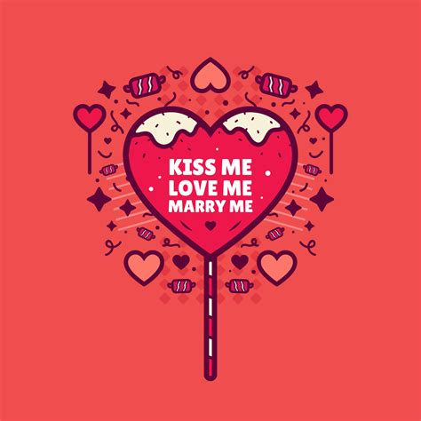 Valentine Candy Hearts Vector 271091 Vector Art At Vecteezy
