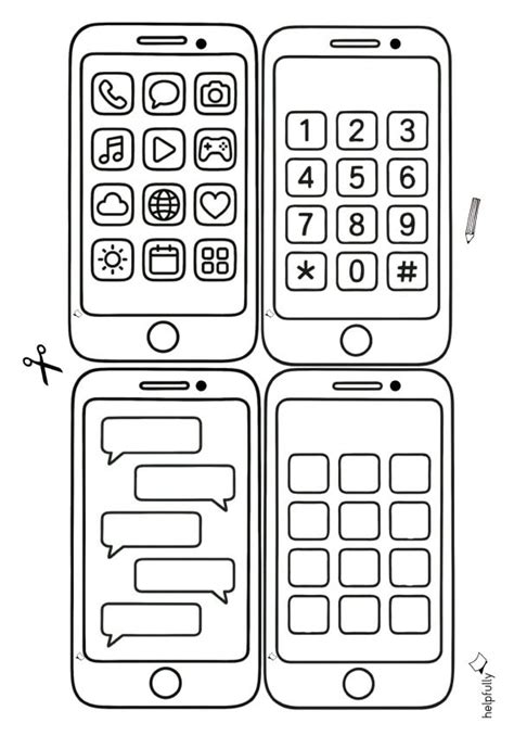 Handy Basteln Aus Papier Coole Smartphone Vorlagen Helpfully