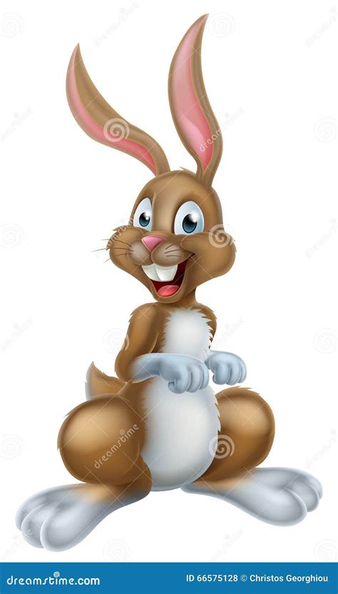 Cartoon Easter Bunny Stock Vector Illustration Of Magic 66575128
