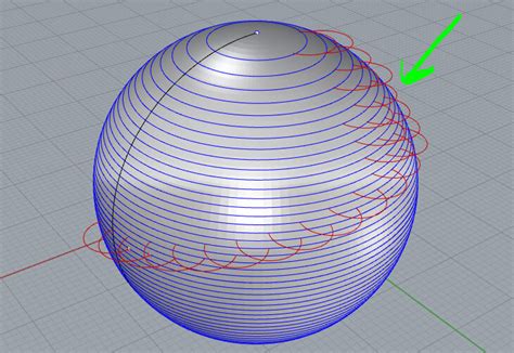 Drawing A Constant Slope Spiral On A Sphere Scripting Mcneel Forum