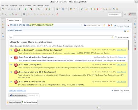 JBoss Tools Luna Integration Tools JBoss Data Virtualization Tooling Early Access