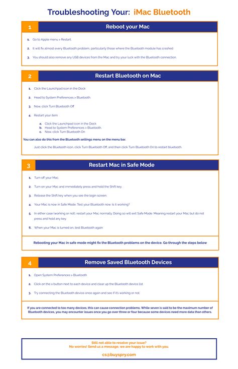 IMac Bluetooth Issue IMac BuySPRY Customer Center