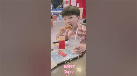 우빈 먹방 버거 불고기버거 햄버거 치킨 프라이드 감자튀김 Youtube