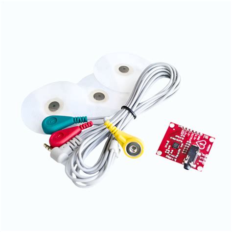 Heart Rate Monitor Kit With Ad8232 Ecg Sensor