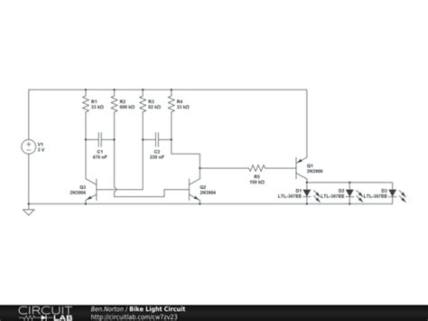 Bike Light Circuit CircuitLab