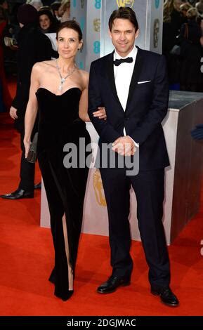 Dougray Scott And Wife Claire Forlani Attending The London Town Premiere Part Of The London
