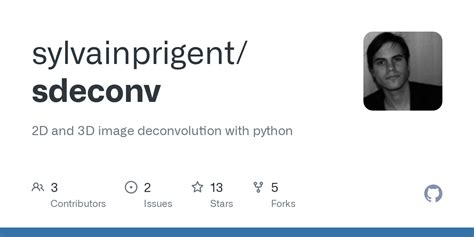 Github Sylvainprigentsdeconv 2d And 3d Image Deconvolution With Python