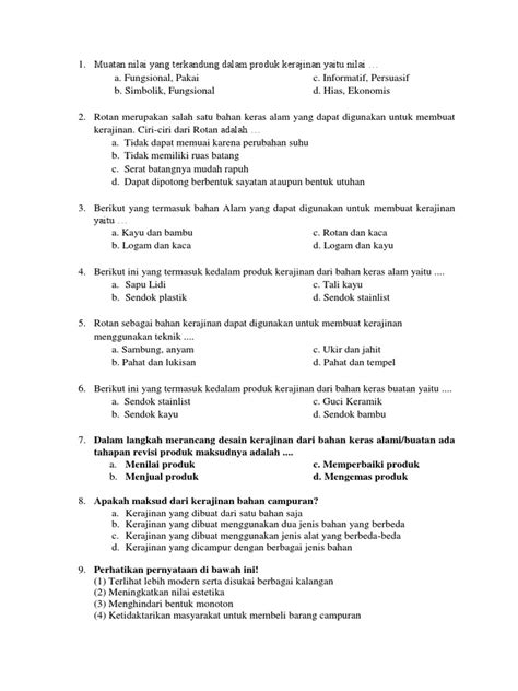 Kumpulan Soal Pts Scrb Pdf