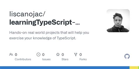 Github Liscanojac Learningtypescript Projects Hands On Real World Projects That Will Help You