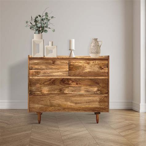 Scandi Mango 4 Drawer Chest