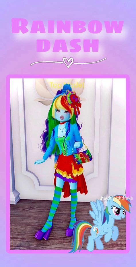 Rainbow Dash Dress To Impress