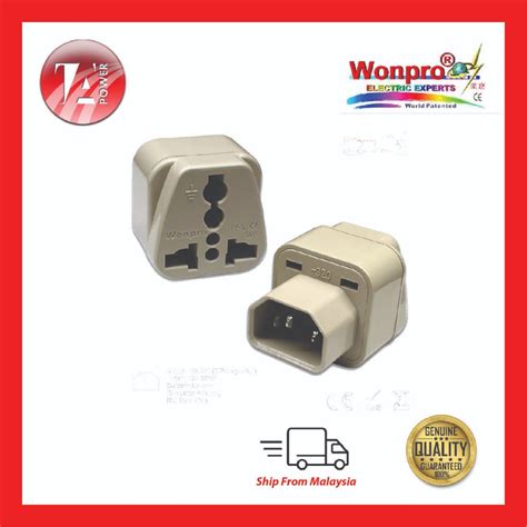 [limited Stock] Wonpro Wa 320 C14 Universal Adapter Shopee Malaysia