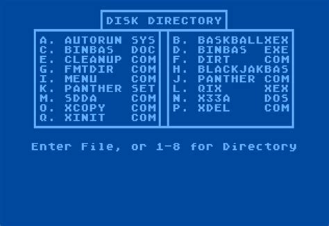 Bootable Disk Menu Programs Page 8 Atari 8 Bit Computers Atariage
