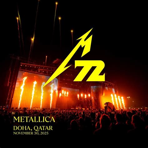 Metallica Live Concert Setlist At Qatar Grand Prix At Lusail