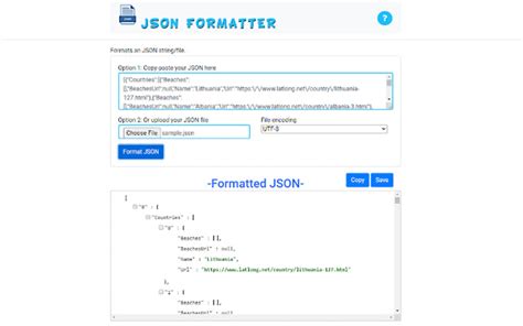 JSON Formatter Google Chrome 용 확장 프로그램 다운로드