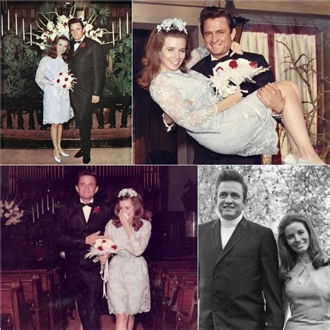 Honkytonktown Johnny Cash And June Carter Cash On Their Wedding Day