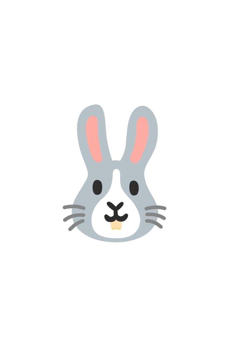 Rabbit Face Emoji Emoji Wallpaper Iphone Emoji Dictionary Rabbit