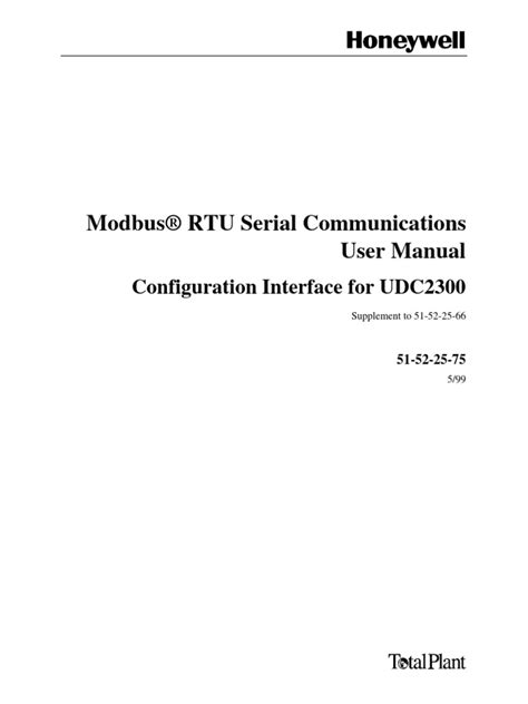 Modbus Rtu Serial Communications User Manual Pdf Data Type Input