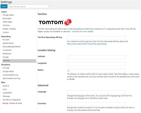 How To Setup Tomtom Geocoding › Maps Marker Pro