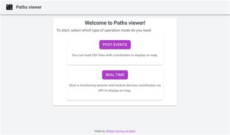Github Williamquintaspaths Viewer Dynamic Web System That Enables To View Paths In A Map