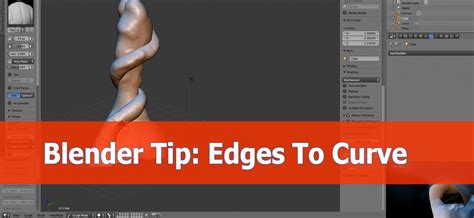 Blender Quick Tip Convert Edges To Curves Blendernation Blender Quick Tip Convert Edges To Curves Blendernation