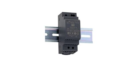 mean well ddr 30 din rail power supply 9 → 36v dc input 5v dc output 6a 30w rs components
