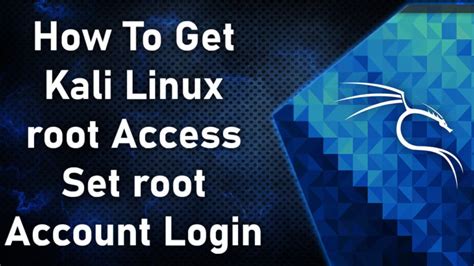 How To Log In As Root In Kali Linux KaliTut