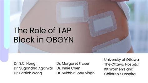 [video] The Role Of Tap Block In Obgyn