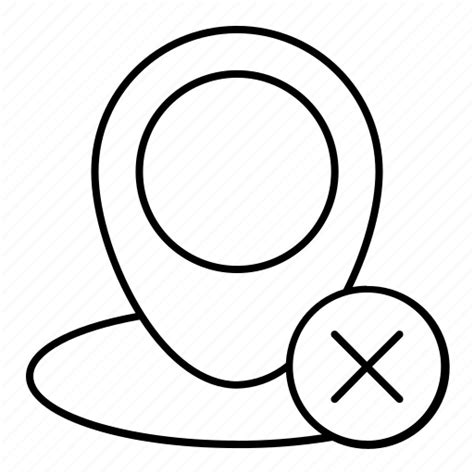 delete location pin map pointer icon download on iconfinder