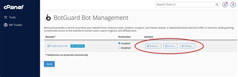 whm cpanel botguard docs