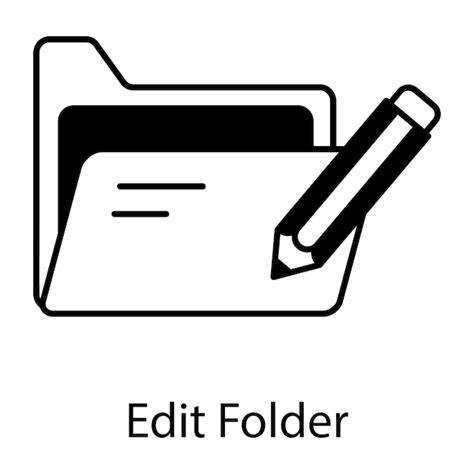 Premium Vector Files And Folders Linear Icon