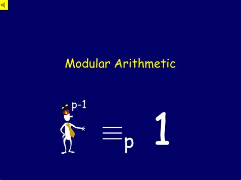 PPT Modular Arithmetic PowerPoint Presentation Free Download ID