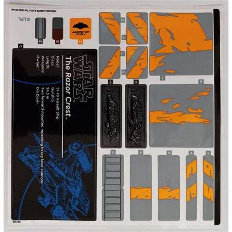 Lego Sticker Sheet For Set 75331 10103823 Brick Owl Lego Marketplace