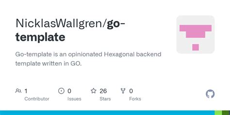 GitHub NicklasWallgren Go Template Go Template Is An Opinionated Hexagonal Backend Template