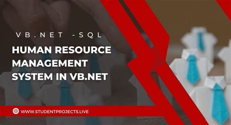 human resource management system in vb