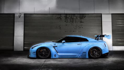 Blue Nissan Gtr Car 4k Desktop Wallpapers