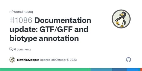 Documentation Update Gtf Gff And Biotype Annotation Issue Nf Core Rnaseq Github